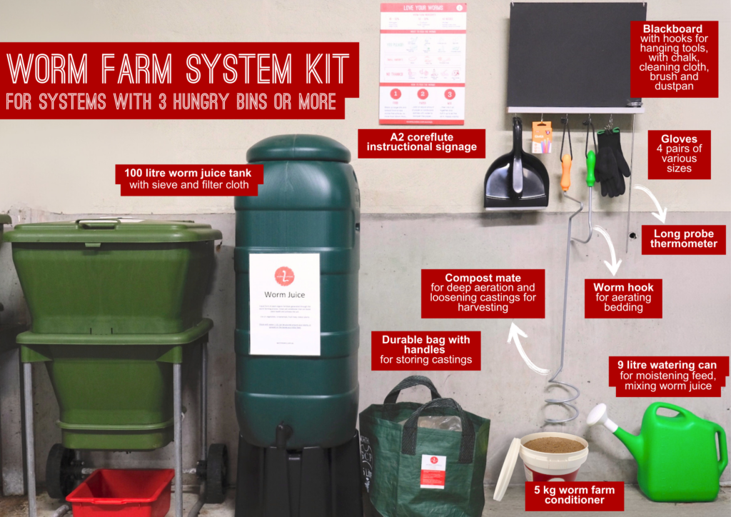 Large worm farm system kit - Wormlovers worm farms